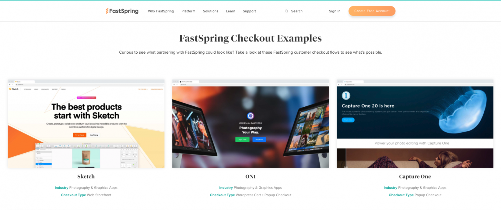 FastSpring’s Checkout Examples are Here to Help You Get Inspired