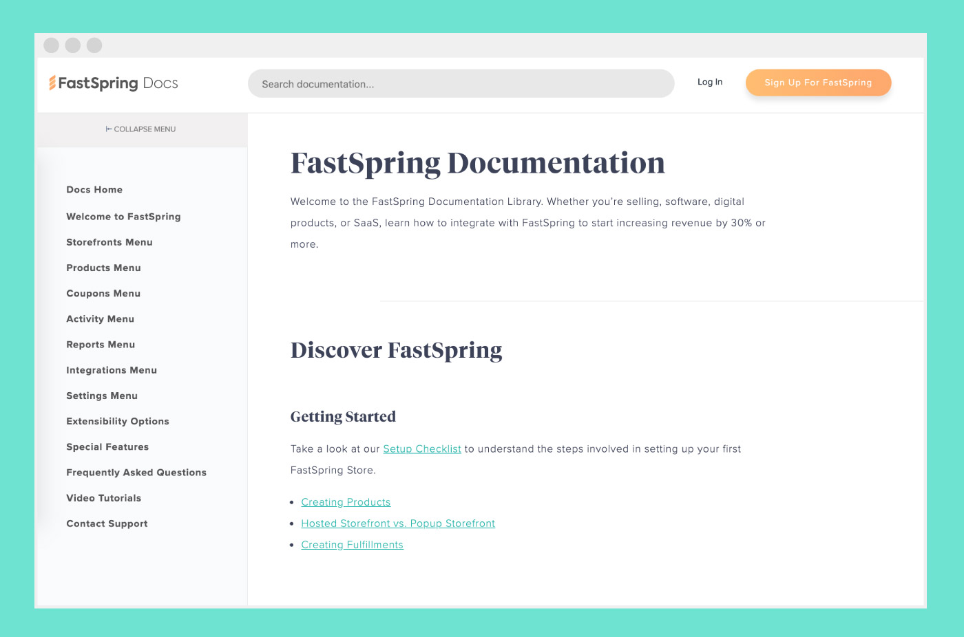 Introducing the New FastSpring Documentation Library - FastSpring